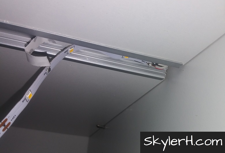 Upgrade Your Shelves With Built-In LED Lighting - SkylerH Automation